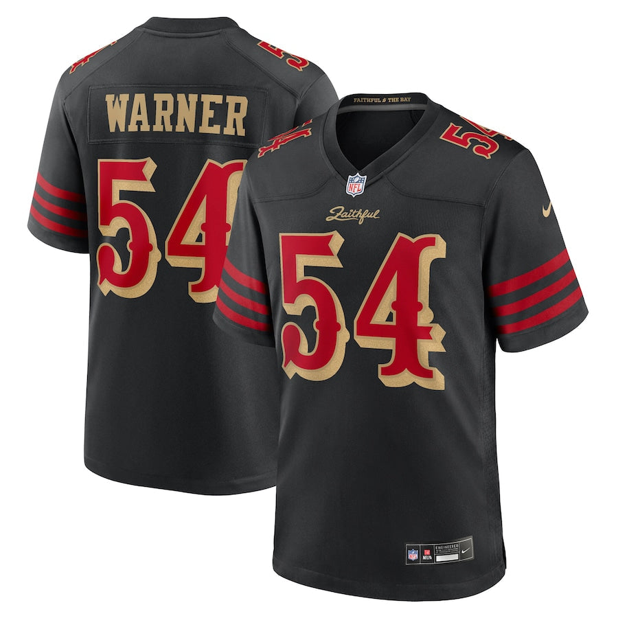 Fred Warner San Francisco 49ers 2025 Rivalries Collection Jersey - Bla ...